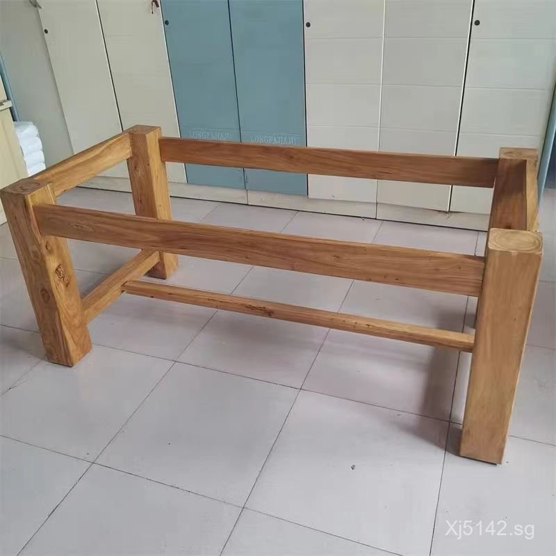 Old Elm Wood Table Leg Bracket Leg Wooden Table Frame Solid Wood Large ...