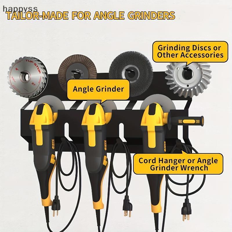 [happyss] Wall Mount Angle Grinder Holder Angle Grinder Stand Angle ...