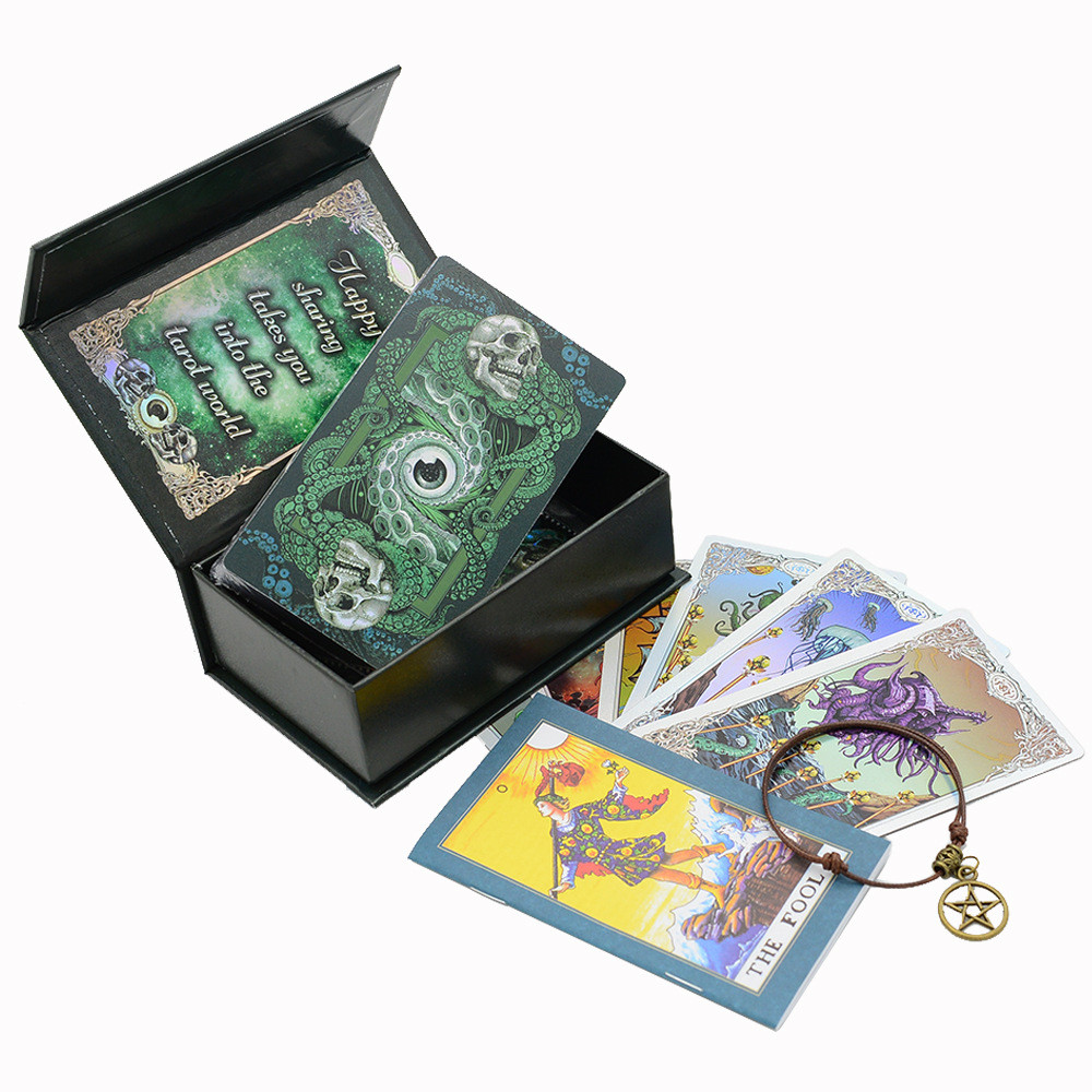 First October Gold Foil Tarot Cards October Tarot Card Game Collector's ...