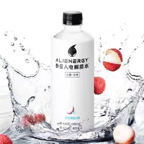 Alienergy Electrolyte Beverage 500ml - Lychee Sea Salt & White Peach ...