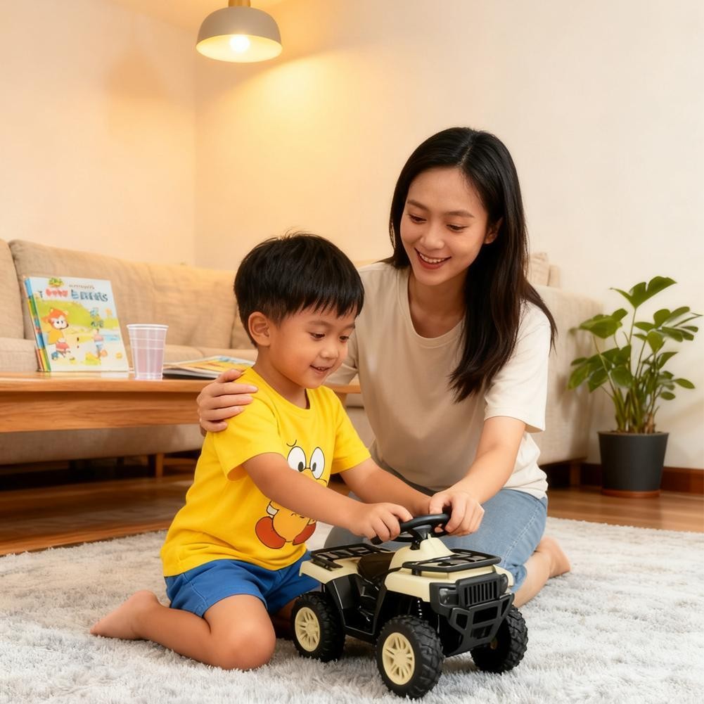 1:18 Scale Alloy Atv Model, Pull Back Action With Engine Sound & Light ...