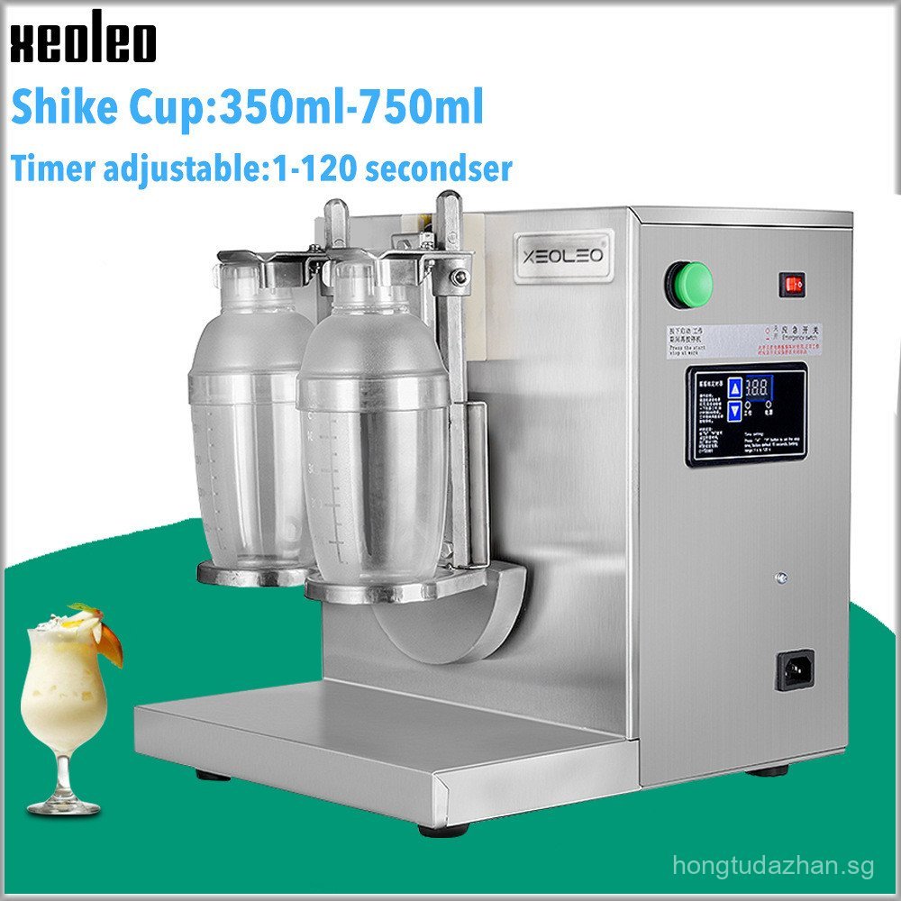 xeoleo Milk Tea Shaker Beverage Mixer Automatic Shaker Cup Machine110V ...