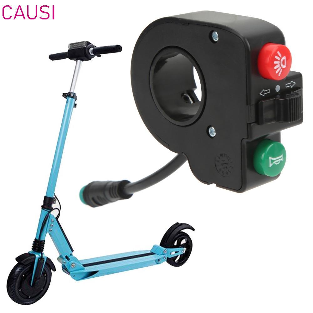 CAUSI Horn Turn Signal Switch, 5 Pin 3-in-1 Scooter Horn Switch ...