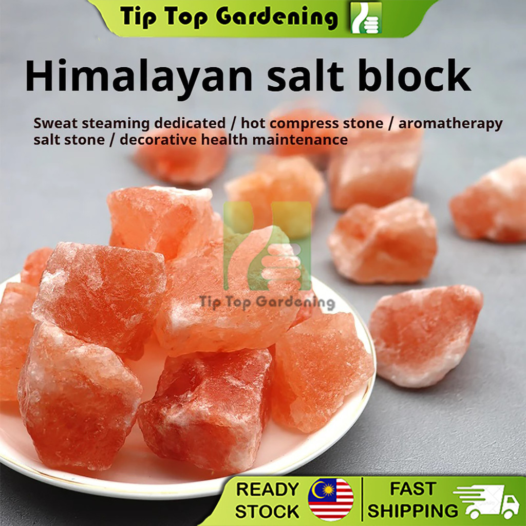 1kg Pink Himalayan Crystal Salt Stone Natural Himalayan Salt Rock Batu ...
