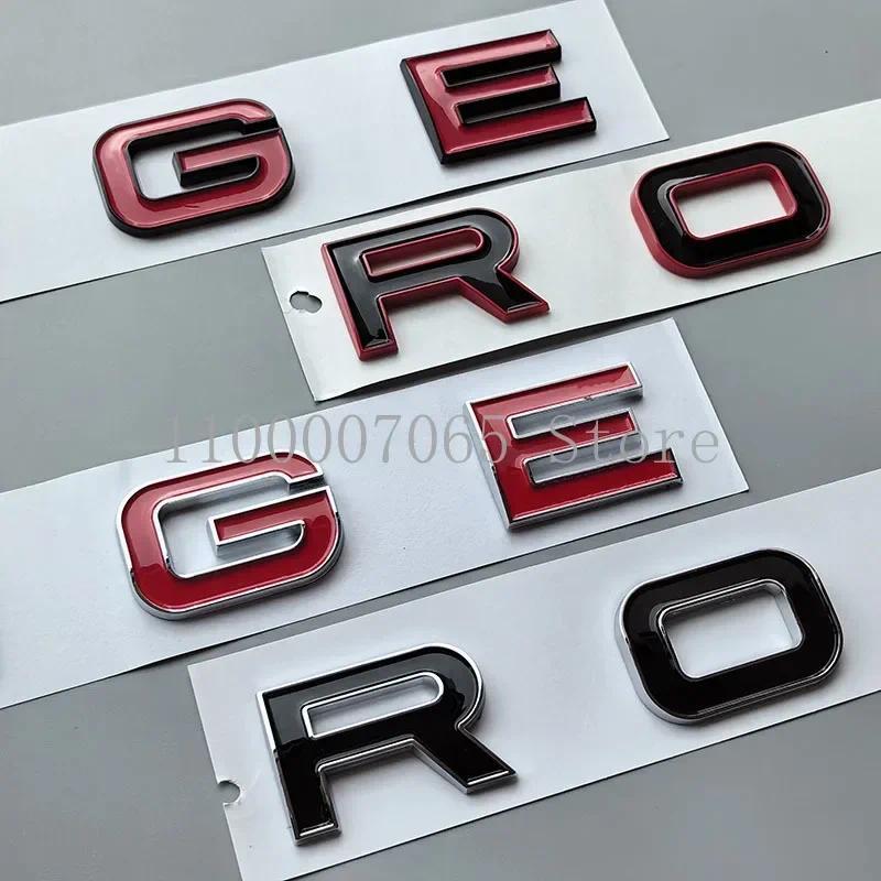 3.1cm Font Hood Rear Trunk Nameplate Logo ABS Letters Car Emblem ...