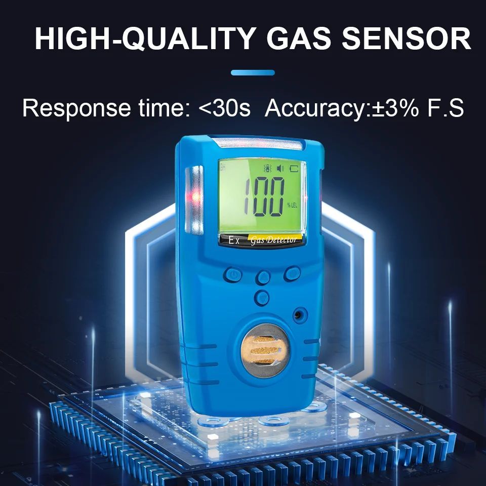 GC210 Gas Detector Portable Gas Analyzer For H2S,CO,LEL,O2,Gas Monitor ...
