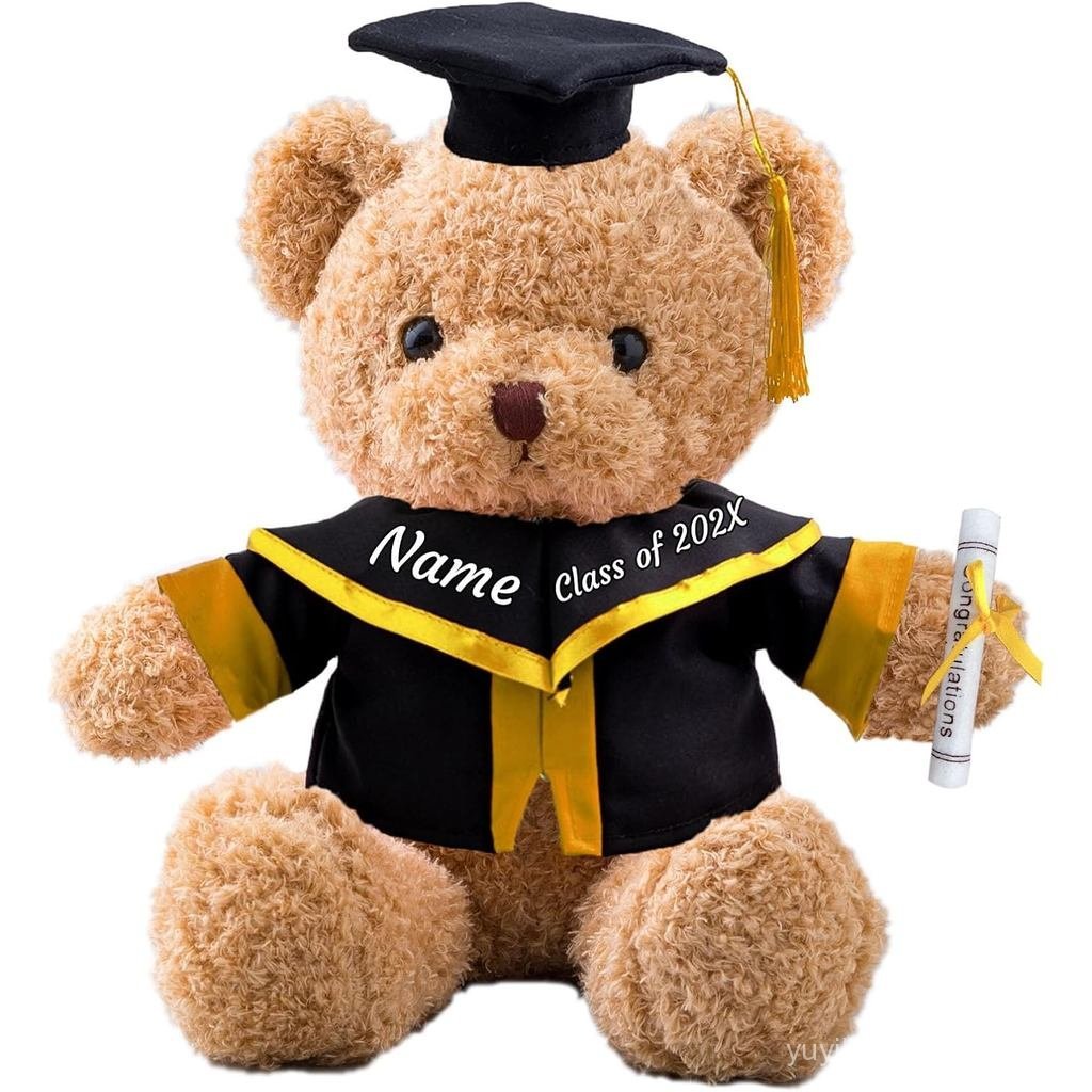 Personalized Teddy Bear 2025 Graduation for Her, Personalized Bear with ...