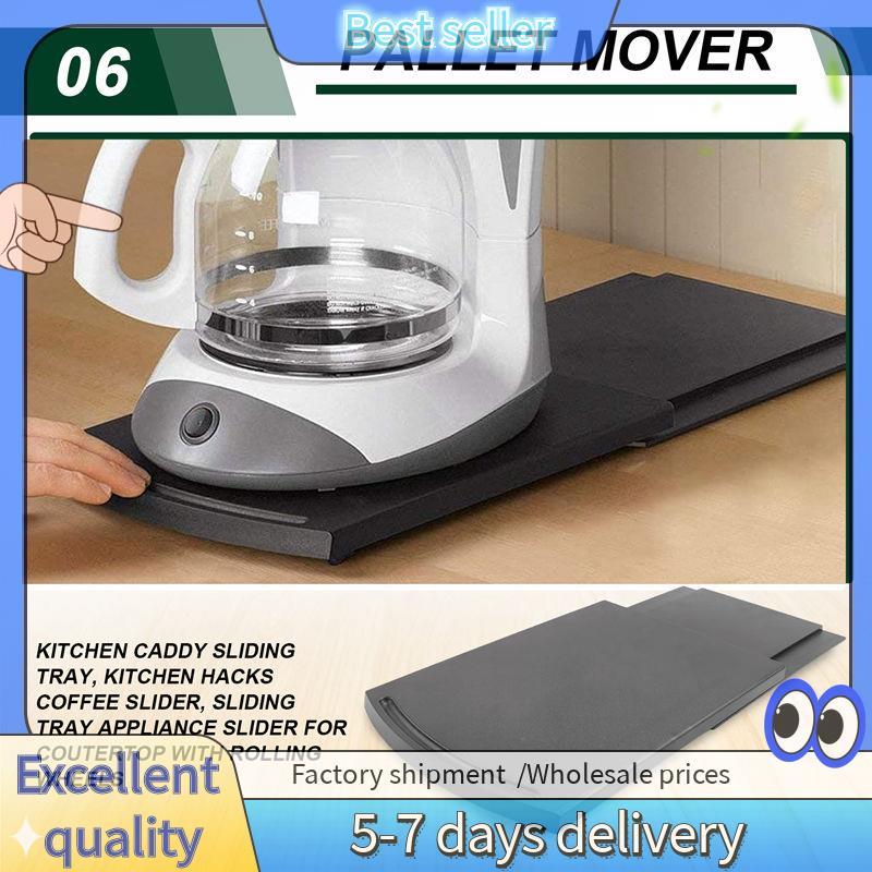 E7G-Kitchen Sliding Tray, Kitchen Hacks Coffee Slider, Sliding Tray ...