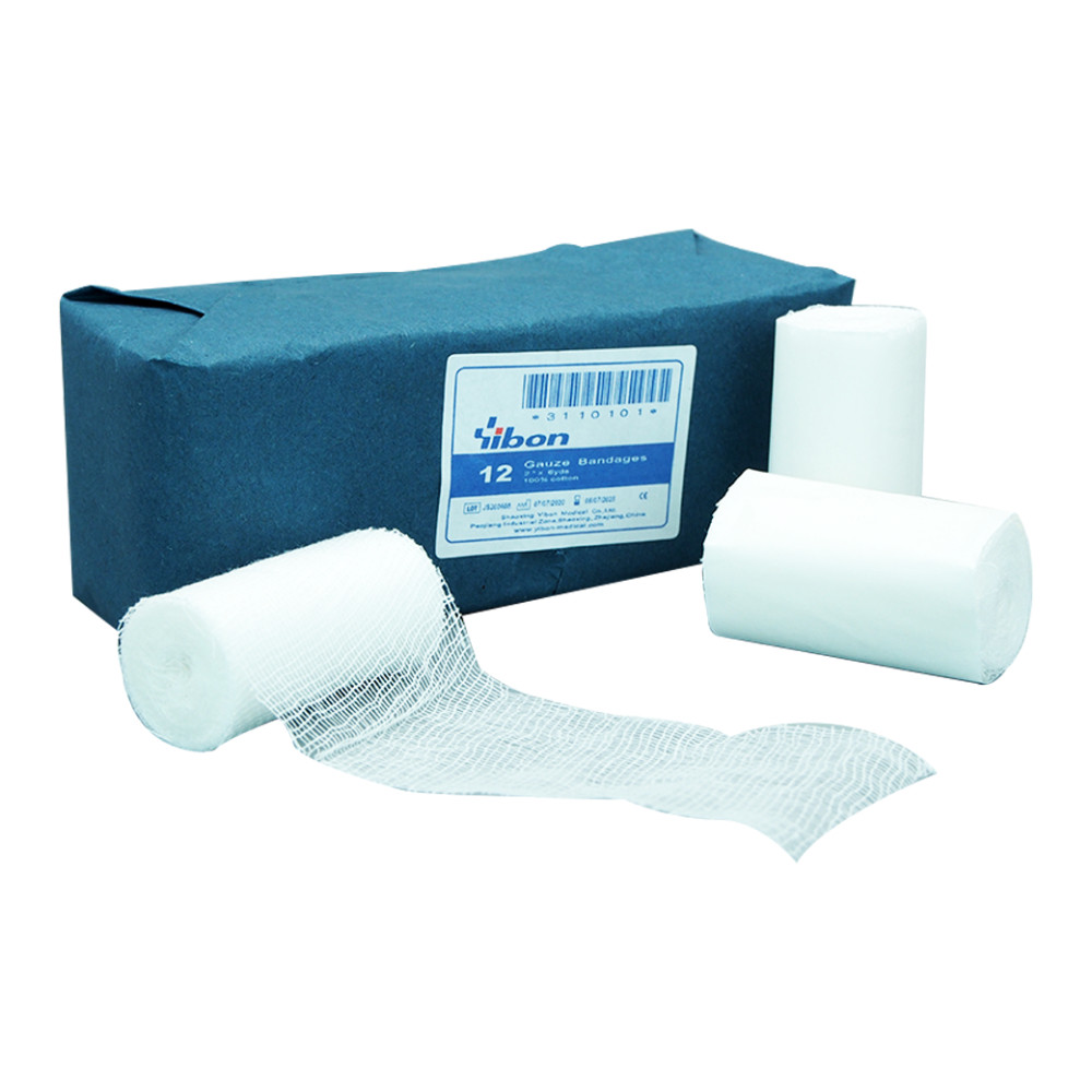 Yibon Gauze Bandage Roll 2" 3" 4" x 6 Yards (12 Rolls/Pack) | Shopee ...