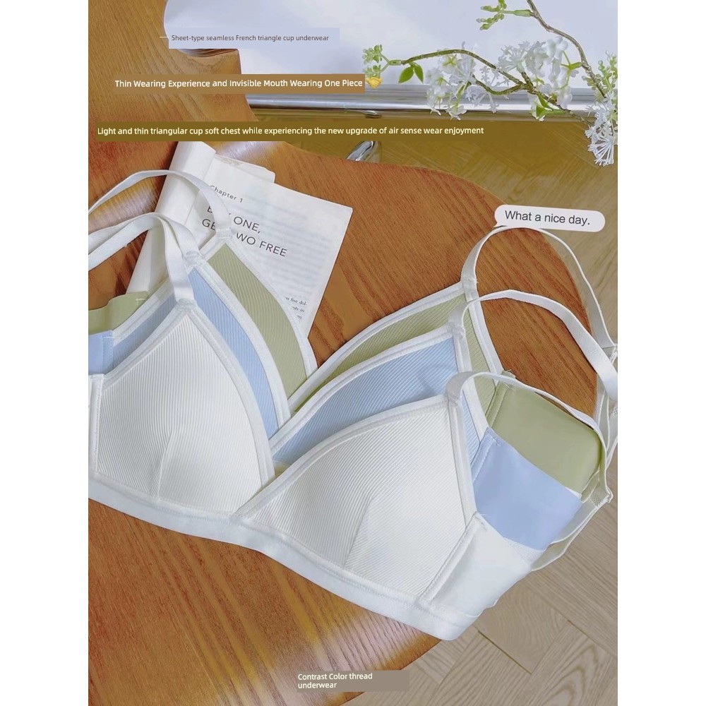 Lingerie Set with Seamless Triangle Cups - Perfect Fit for All Chest ...