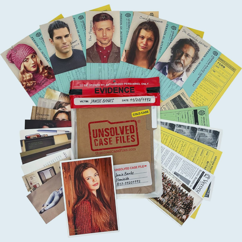 Unsolved Case Files | Banks, Jamie - Cold Case Murder Mystery Game ...