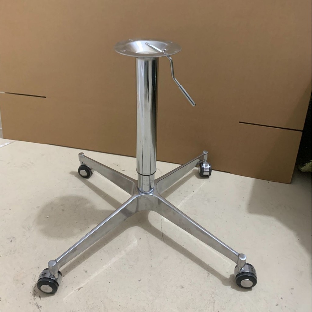 Adjustable Cross Desk Legs with Wheels, Movable Office Desk Legs, Metal ...