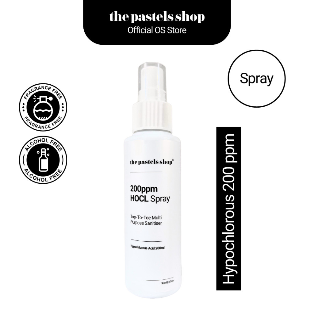 THE PASTELS SHOP HOCL Spray (Hypochlorous Acid 200ppm) (90ml) | Shopee ...