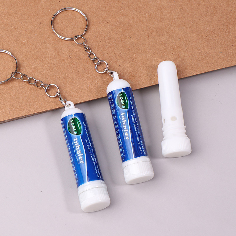 [Mni] 5Pcs Nasal Stick Keychain Boosts Focus Inhaler Tubes Cooling ...