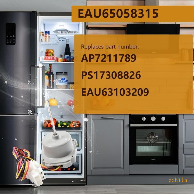 exhila Replacement EAU65058315 Refrigerator Cooling Fan Motor 12V for ...