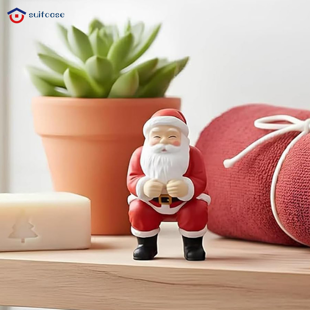 [SC] Funny Toothpaste Dispenser Santa Pooping Toothpaste Topper ...