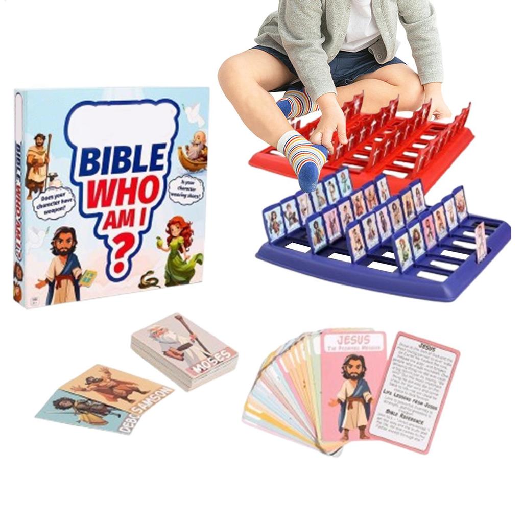 Guess Bible Who I Am Board Games for Kids 24 Holy Bible Characters with ...