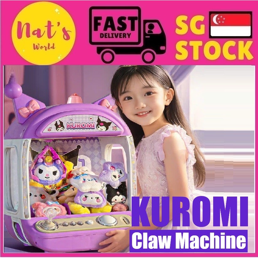kuromi Claw Machine Ball Catcher Game Capsules Toys Ball Machine melody ...