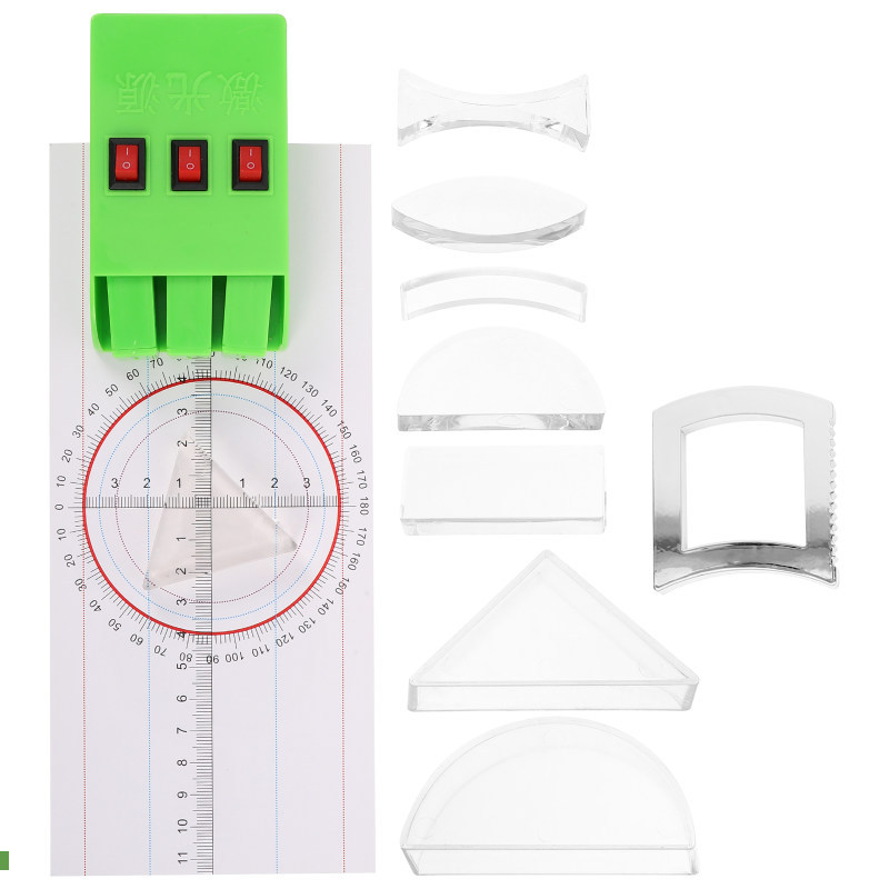 📦 1 Set Optical Experiment Kit Physics Science Triangular Prism Convex ...