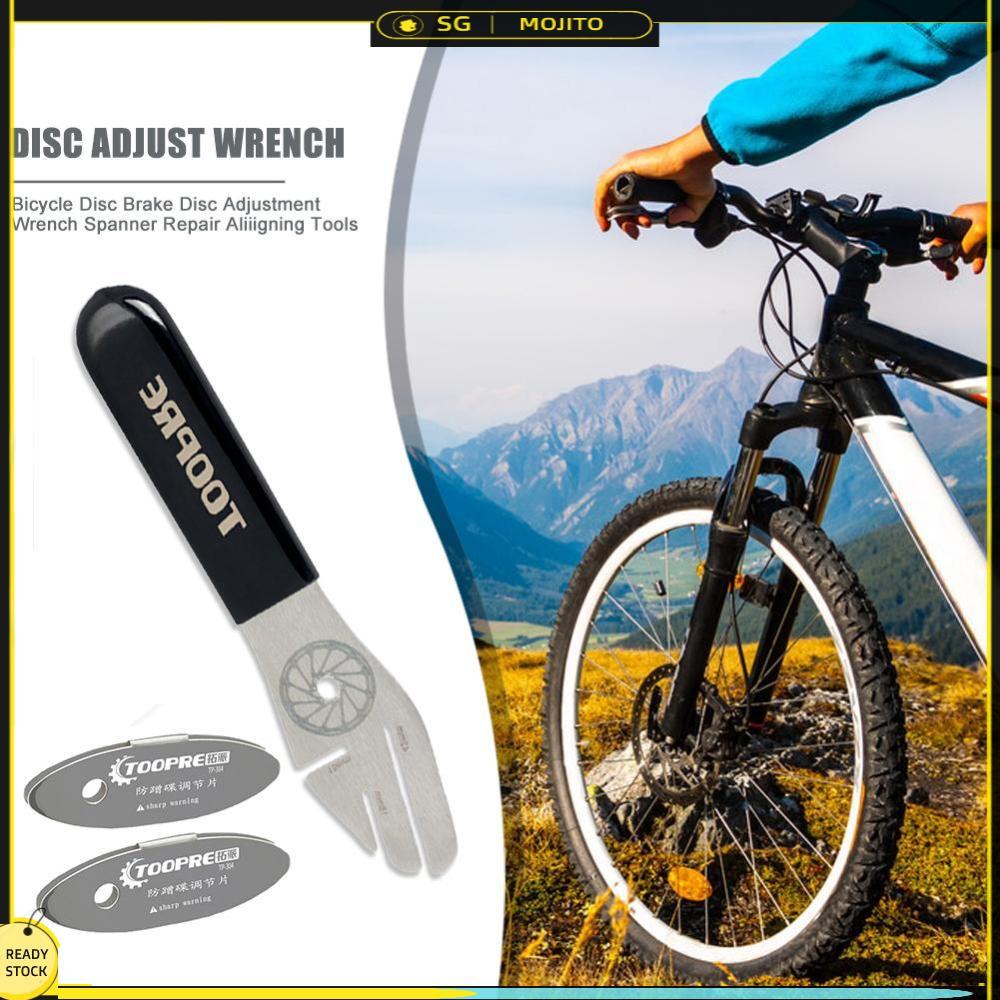MTB Bicycle Disc Brake Rotor Alignment Truing Tools with Disc Brake Pad ...