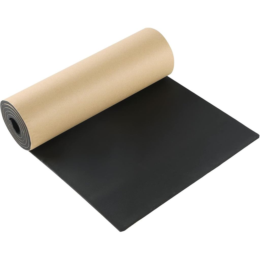 MYFULLY Sponge Neoprene Roll with Adhesive, Waterproof Foam Rubber ...