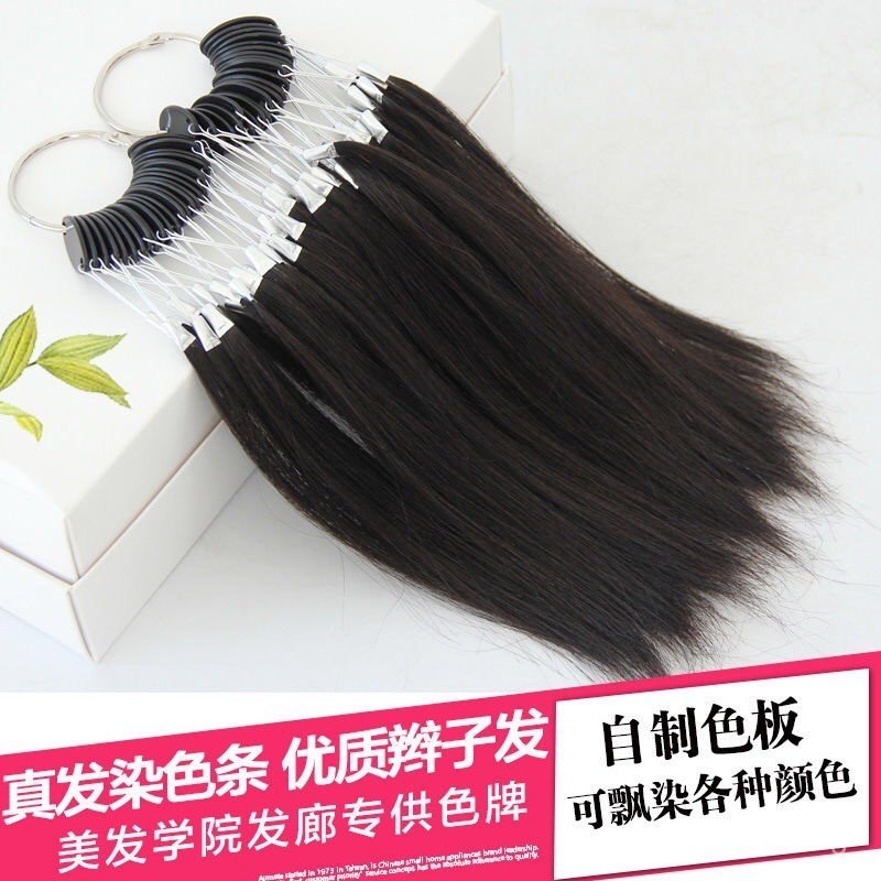 Real Hair Hair Color Card Dyeing DIY Hair Bundles Hair Extensions Hair ...
