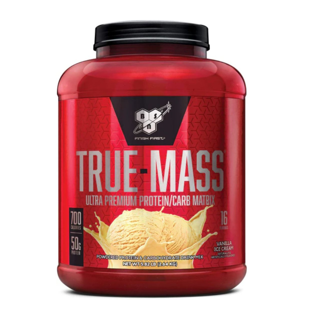 BSN True-Mass Ultra Premium Protein Carb Matrix Mass Gainer 5.82lbs - 4 ...