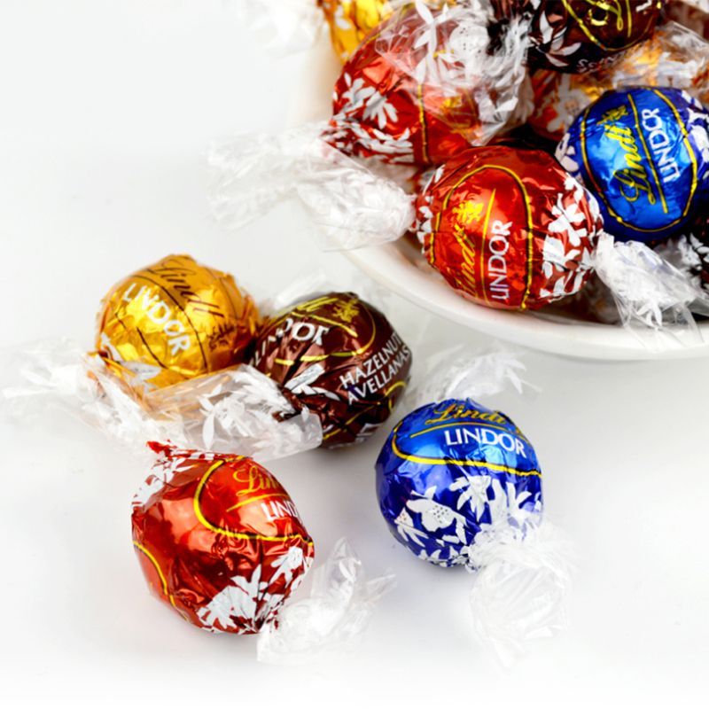 Lindt LINDOR Swiss Lindt Chocolate 瑞士莲软心巧克力 500g Milk Chocolate ...
