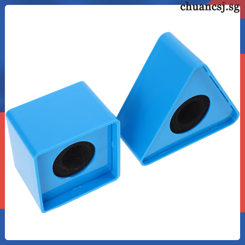 📦 2pcs Station Square Triangle Microphone Logo Display para sa Interbyu ...