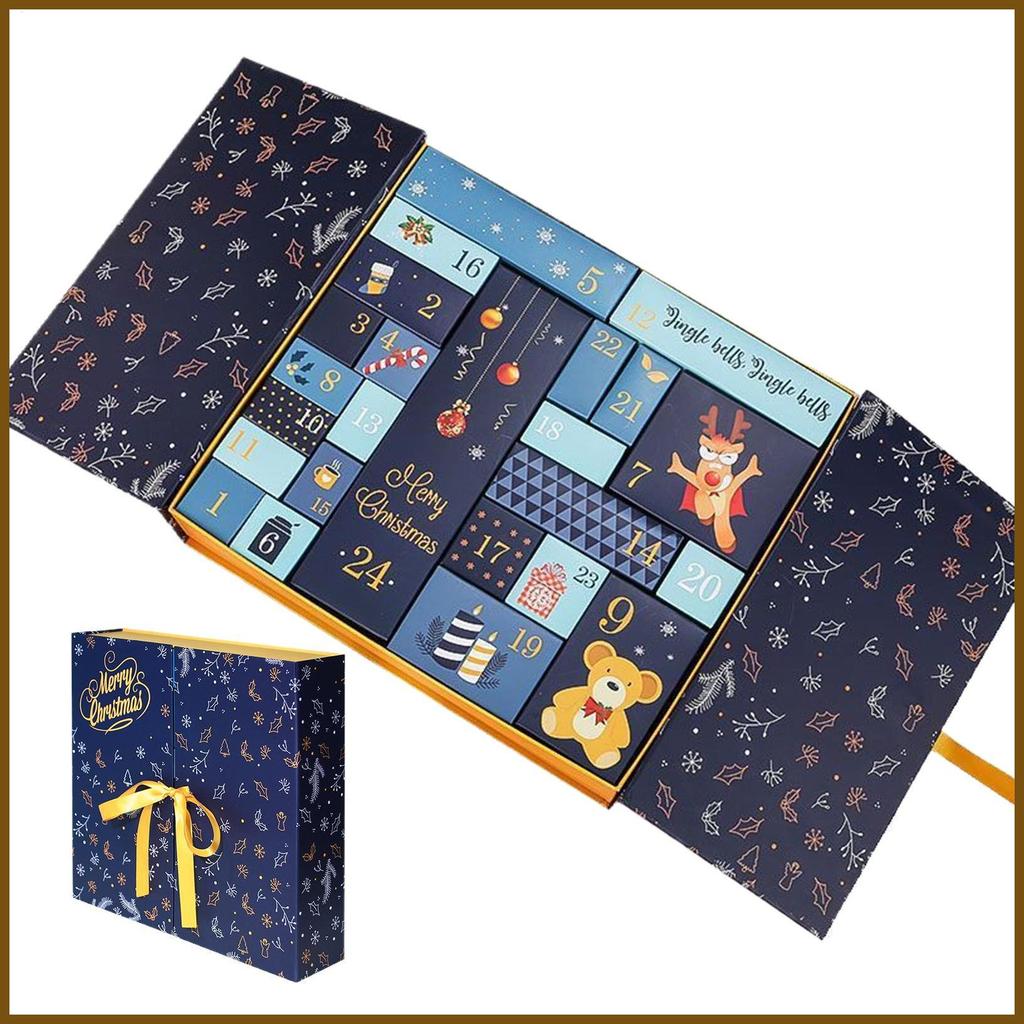 Christmas Countdown Calendar Boxes Empty Christmas Countdown Calendar ...