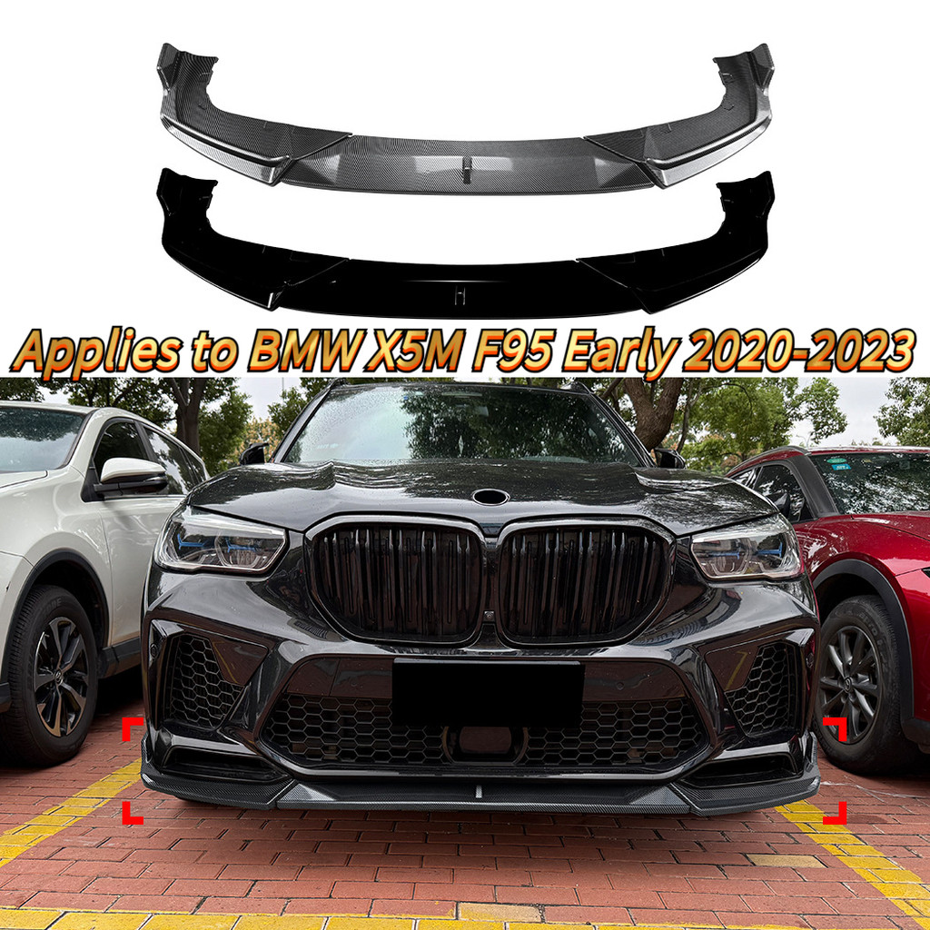 For BMW X5M F95 2020 2021 2022 2023 Front Bumper Lip Spoiler Splitter ...