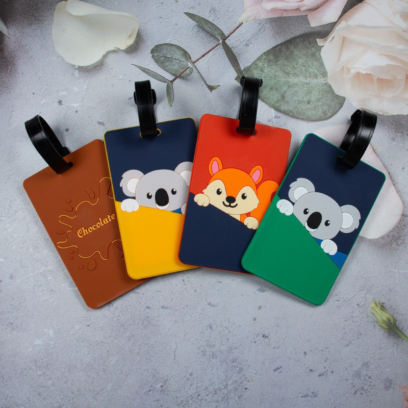 Koala Luggage Tags for Suitcases Cute Silicone Tag with Name ...