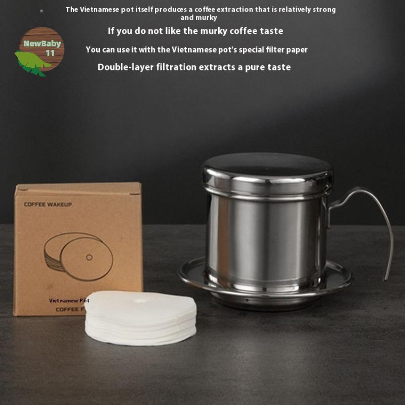 NBBY Coffee Filter Small French Press Portable Stainless Steel ...