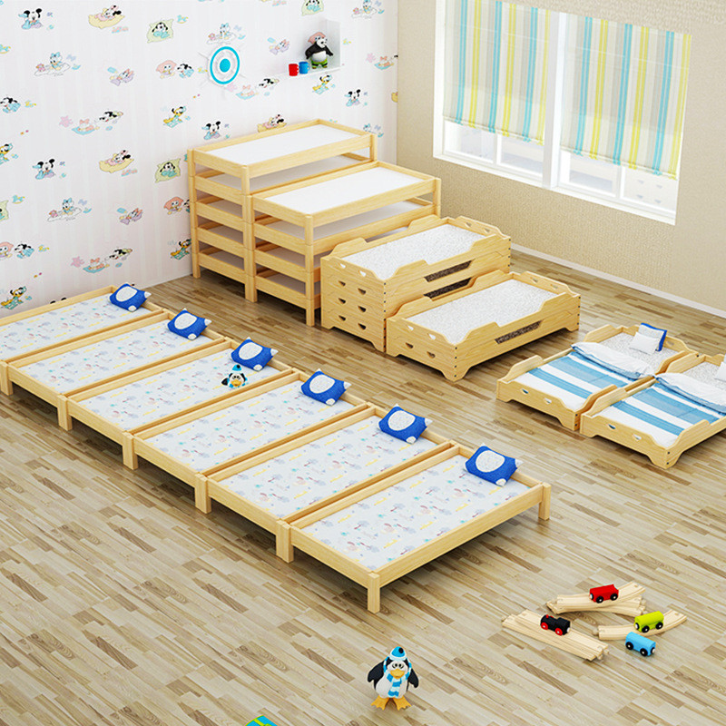 In-stock Supply Kindergarten Children's Stackable Bed Daycare Class ...