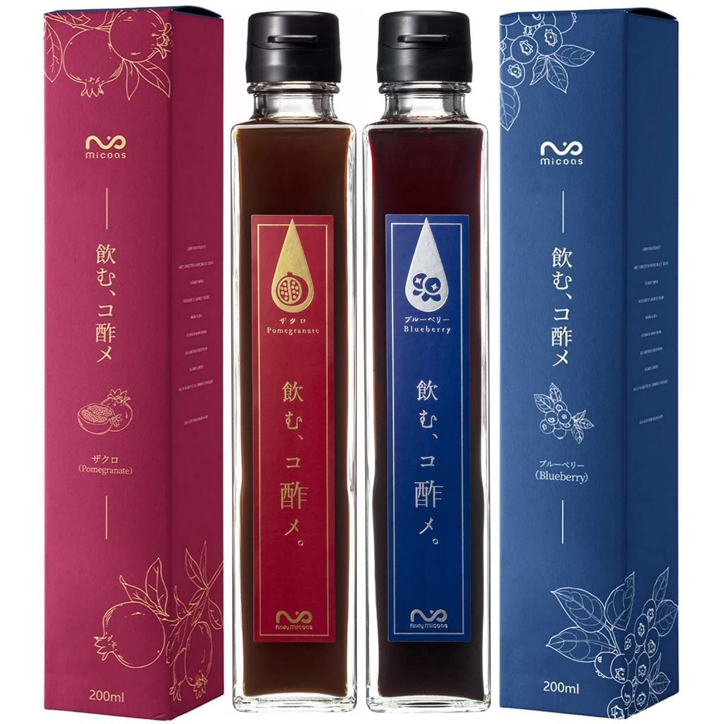 Drinking Vinegar Pair Set | Japan Food Selection Grand Prix Winner ...