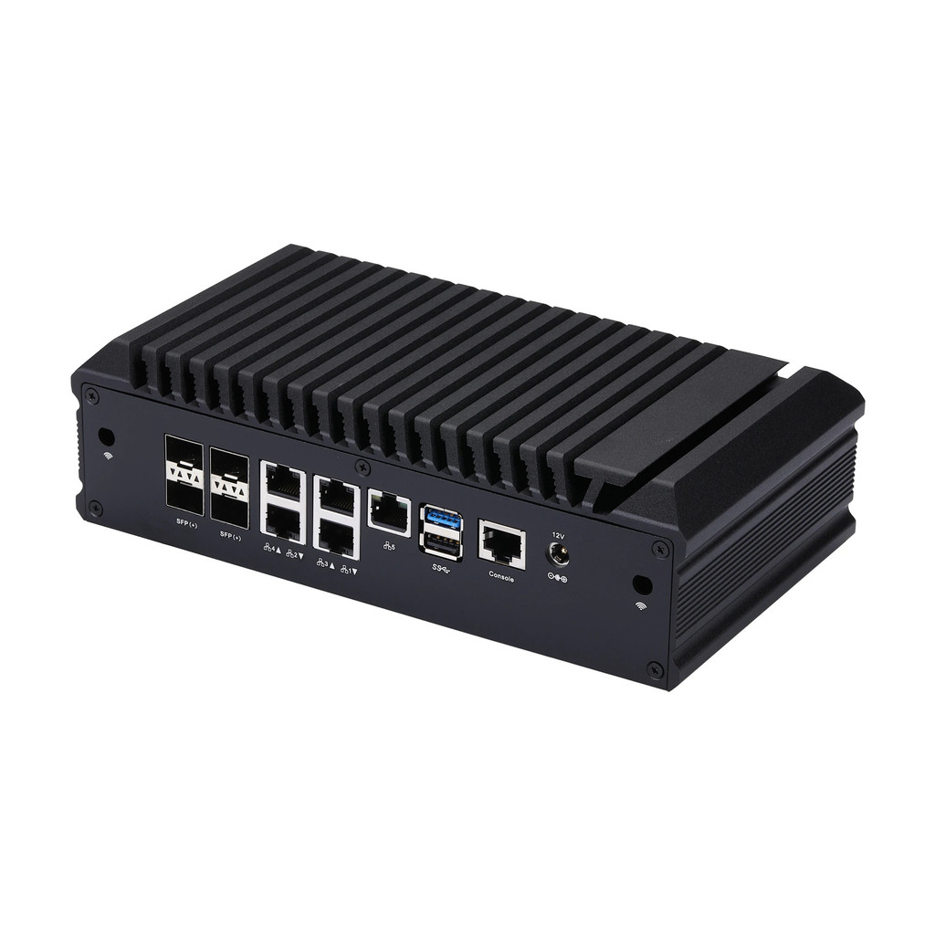 4*10g Sfp+/4*2.5g Sfp/5*i226 Lan B3 Soft Router Industrial Fanless ...