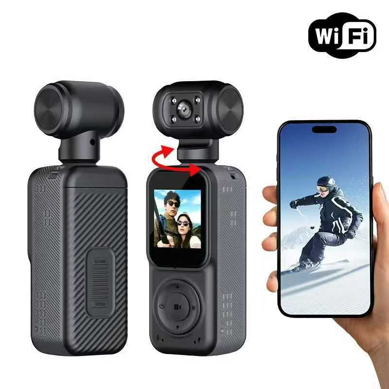 360°Rotating HD Handheld Anti-Shaking Sports Camera Outdoor Camera ...