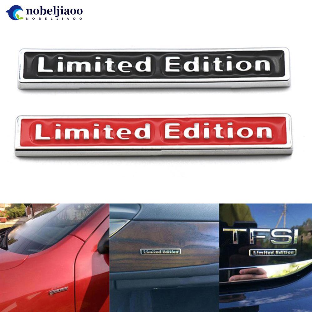 NOBELJIAOO 3D Chrome Metal Sticker Car Styling Limited Edition Emblem ...