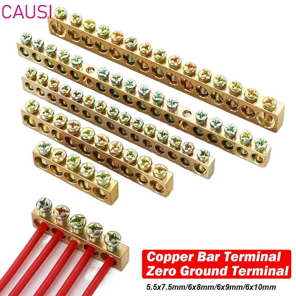 CAUSI Wire Connector, Multi-specification Copper Copper Bar Terminal ...