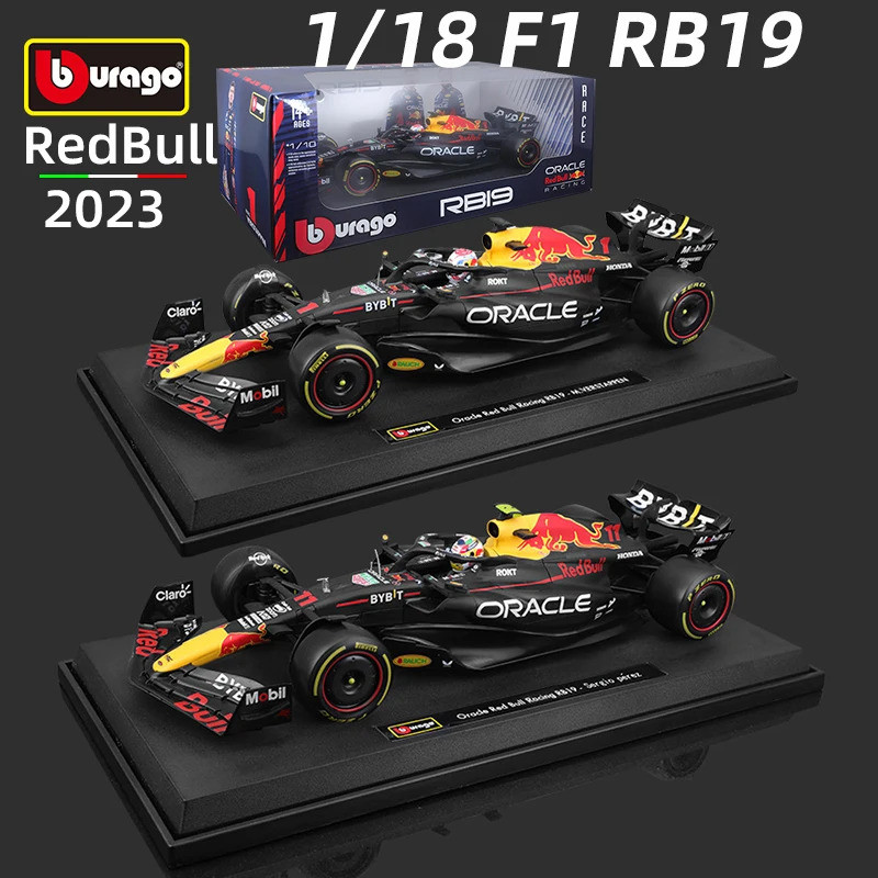 Bburago 1:18 Red Bull Rb19 F1 Car Model 2025 Formula Racing Large Size ...