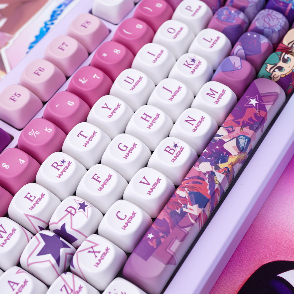 K-Pop：Demon Hunters Keycaps 130 Keys MOA/Cherry Profile PBT Dye ...