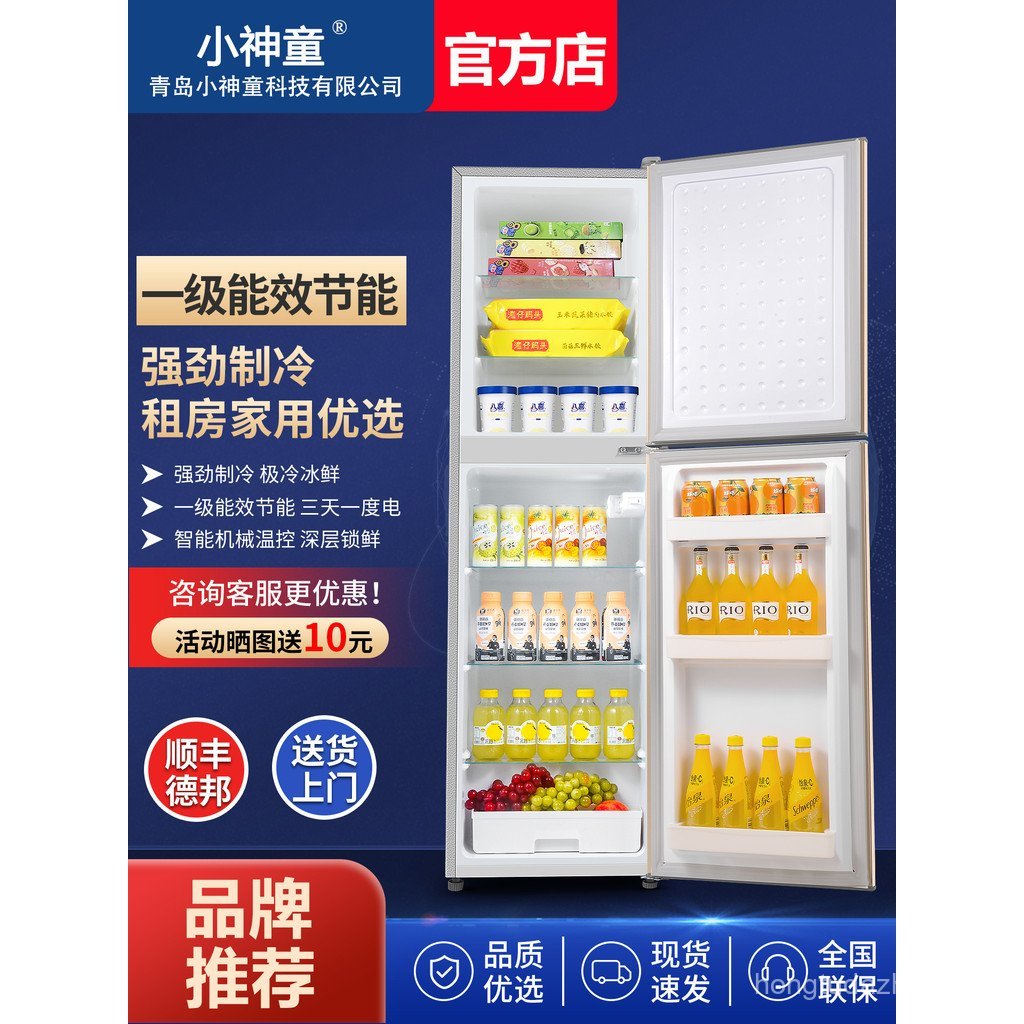 Little Genius Refrigerator for Home Use, Small Refrigeration and ...