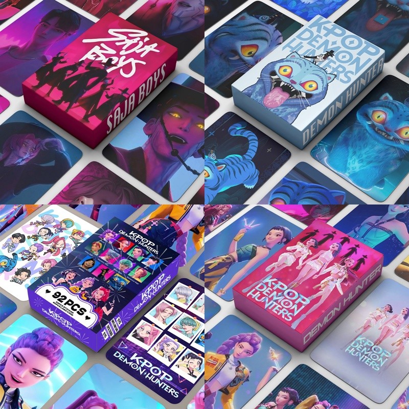 90/55/30pcs Saja Boys Lomo Card Kpop Demon Huntrix Girl Group Postcards Rumi Zoey Mira Derpy ...