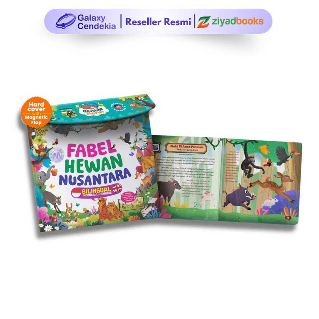 Ziyadbooks Indonesian Animal Fable Story Book Illustrated Fairy Tales ...