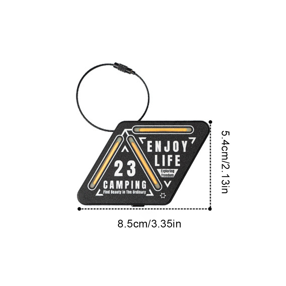 Night Riding Warning Lights 4 Level Dimmable High Visibility Warning ...