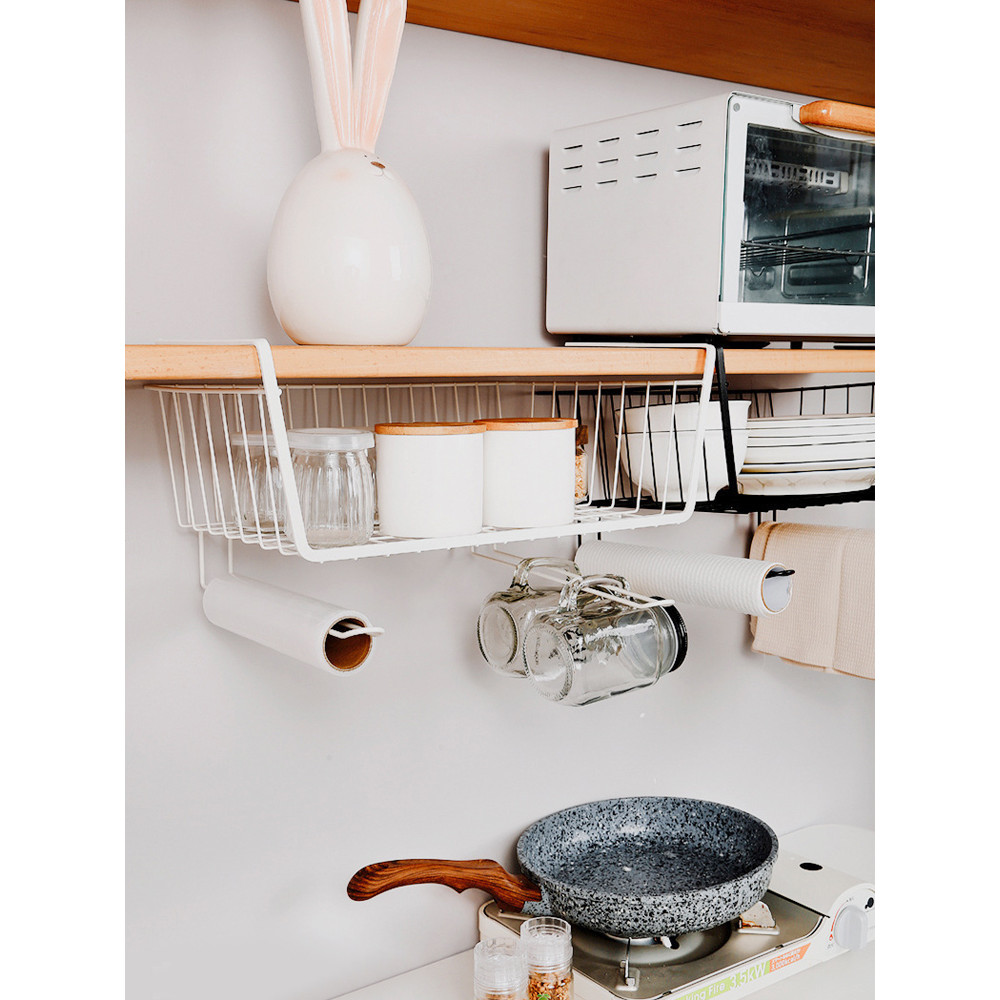 Kitchen Storage Inner Rack Hanging Cabinet Under Cabinet Hanger ...