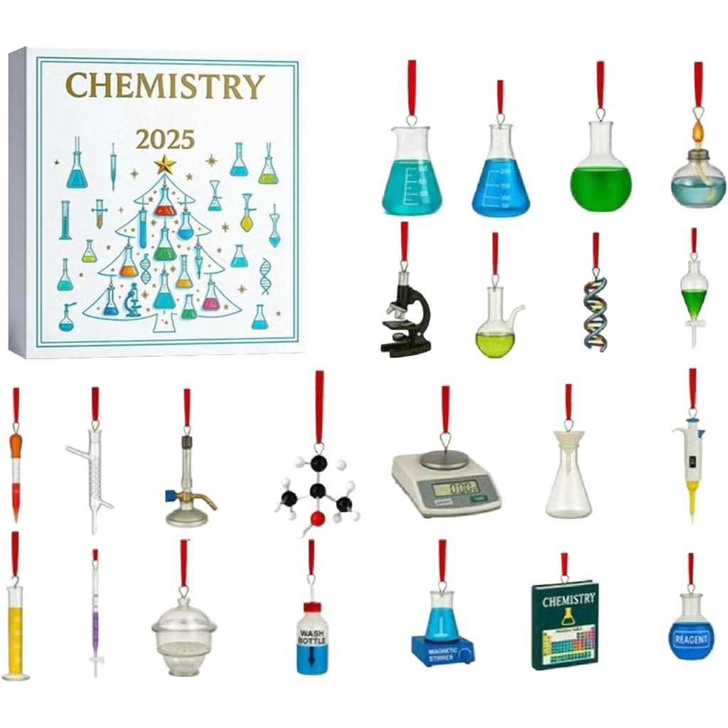 Chemistry Advent Calendars 2025, 24 Days Christmas Countdown Calendar ...