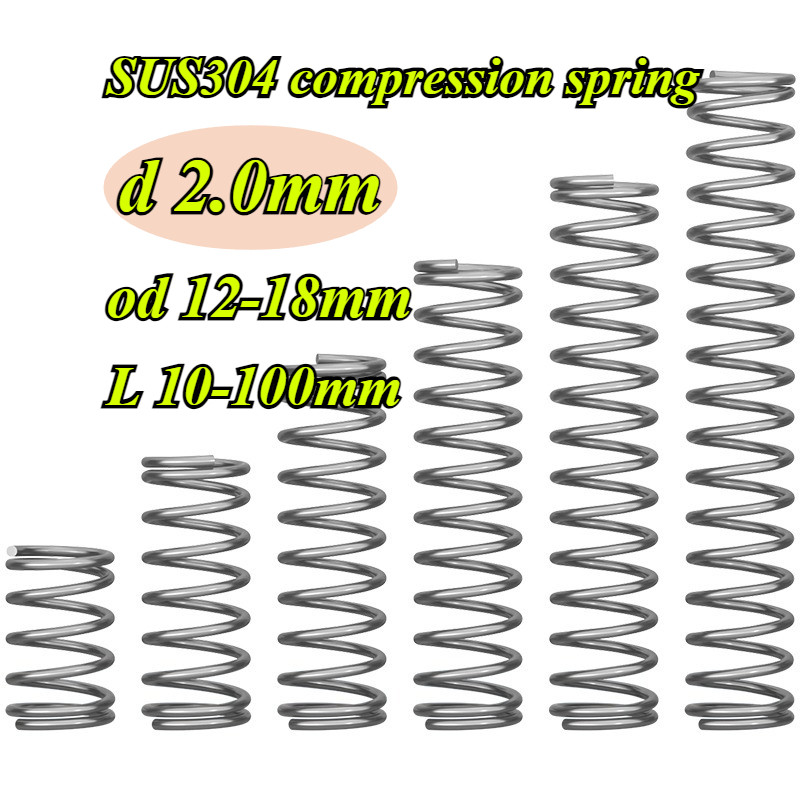 Compression spring, return spring, stainless steel 304 compression ...