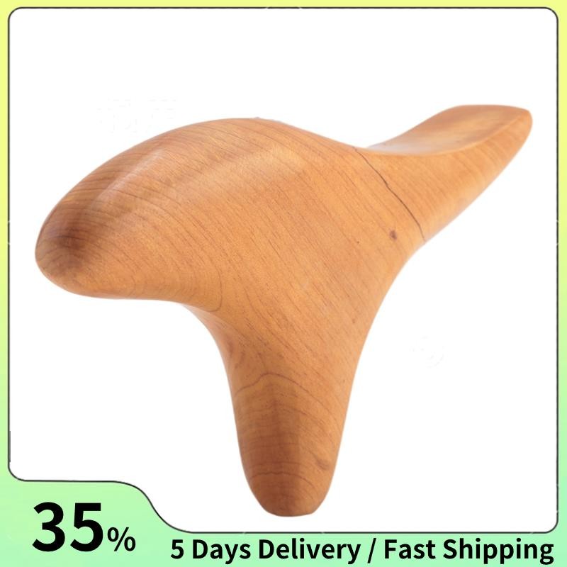 Wooden Body Foot Neck Relax Blood Circulation Massager triangular Spa ...