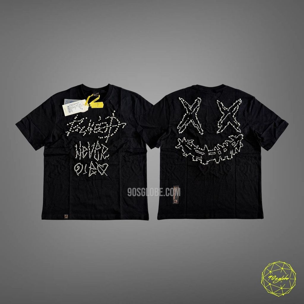 Ricky Is Clown RIC Pearl Mark Custom Ripped Joker Smiley Face Tee ...